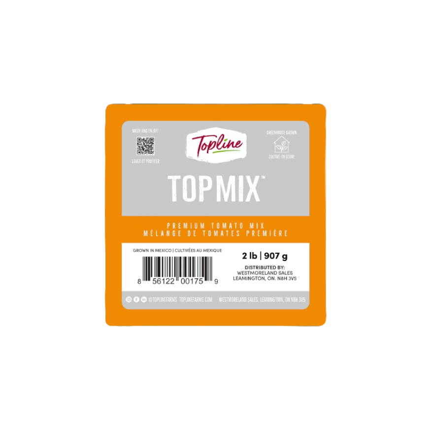 2 Lbs Top Mix Label – Topline Packing